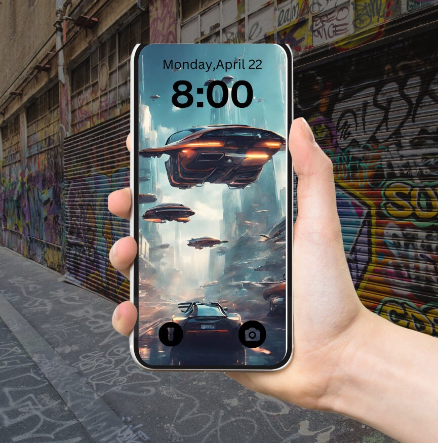 2099 Futuristic IOS 4K Wallpaper - Etsy