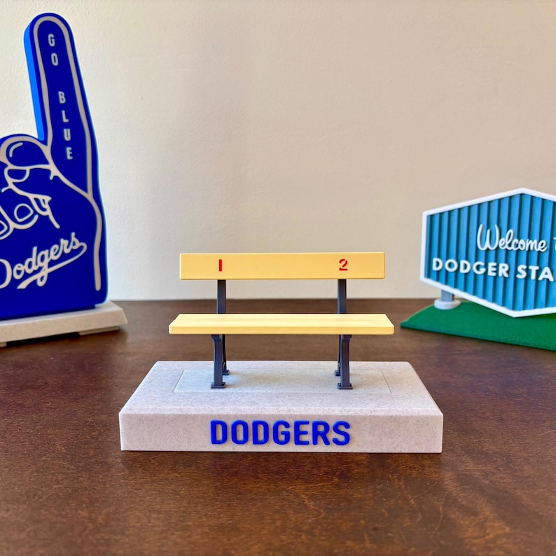Dodger Stadium Pavilion Benches 3D Printed Model - Etsy