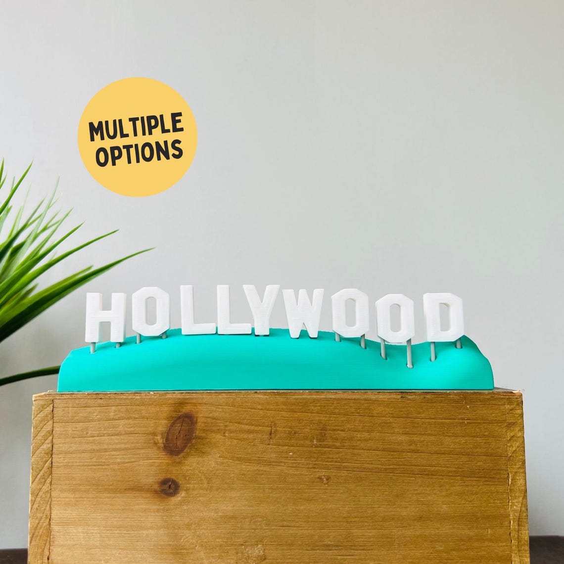 Hollywood Sign 3D Printed Model - Etsy