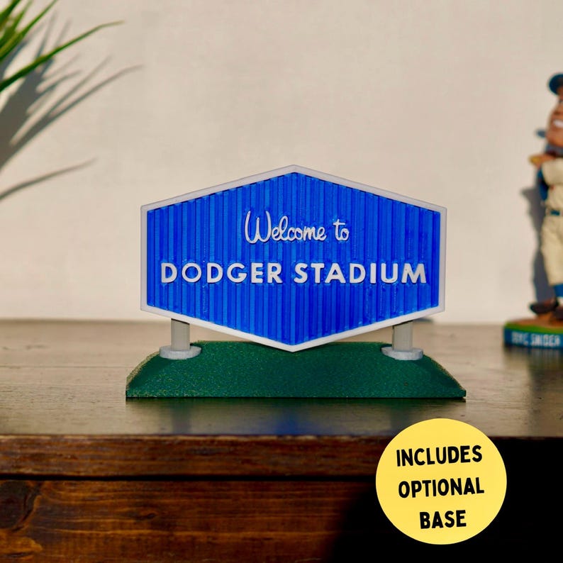 Welcome to Dodger Stadium Sign 3D Printed Model - Etsy