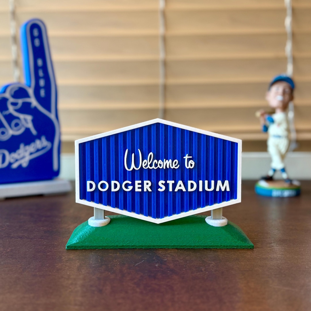 Welcome to Dodger Stadium Sign 3D Printed Model - Etsy