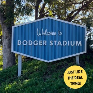 Welcome to Dodger Stadium Sign 3D Printed Model - Etsy