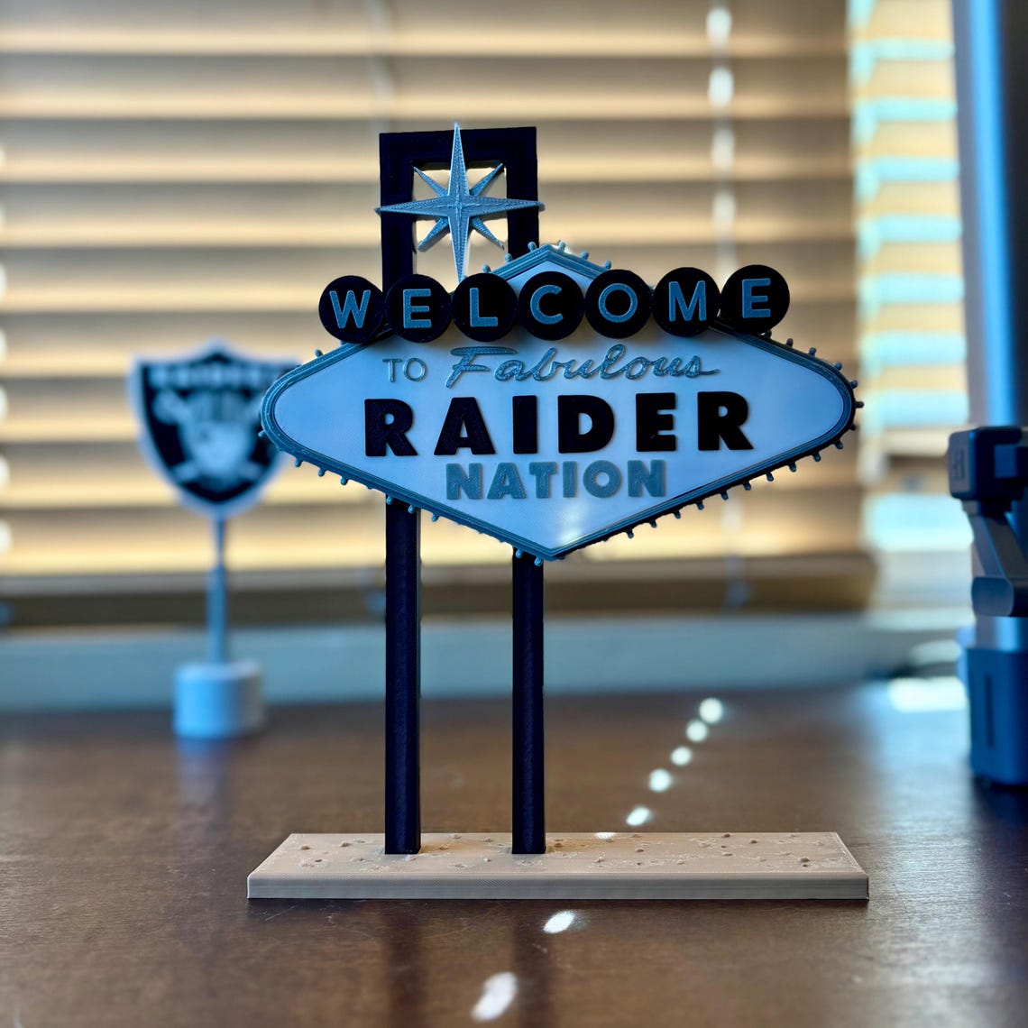 Welcome to Fabulous Raider Nation Sign 3D Printed Model - Etsy