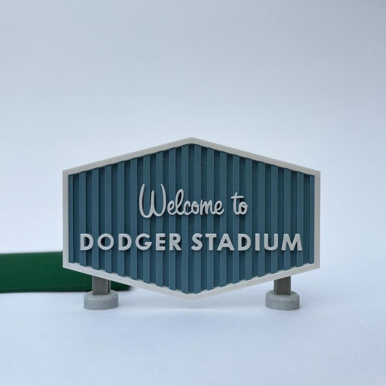 Welcome to Dodger Stadium Sign 3D Printed Model - Etsy