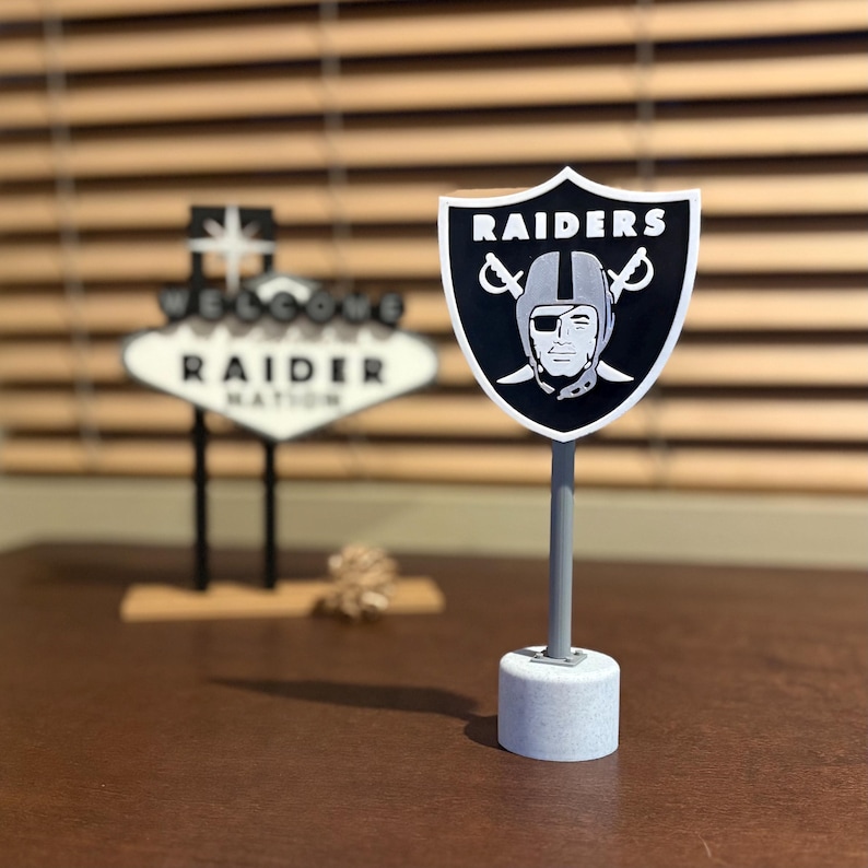 Las Vegas Raiders 3D Printed Model - Etsy
