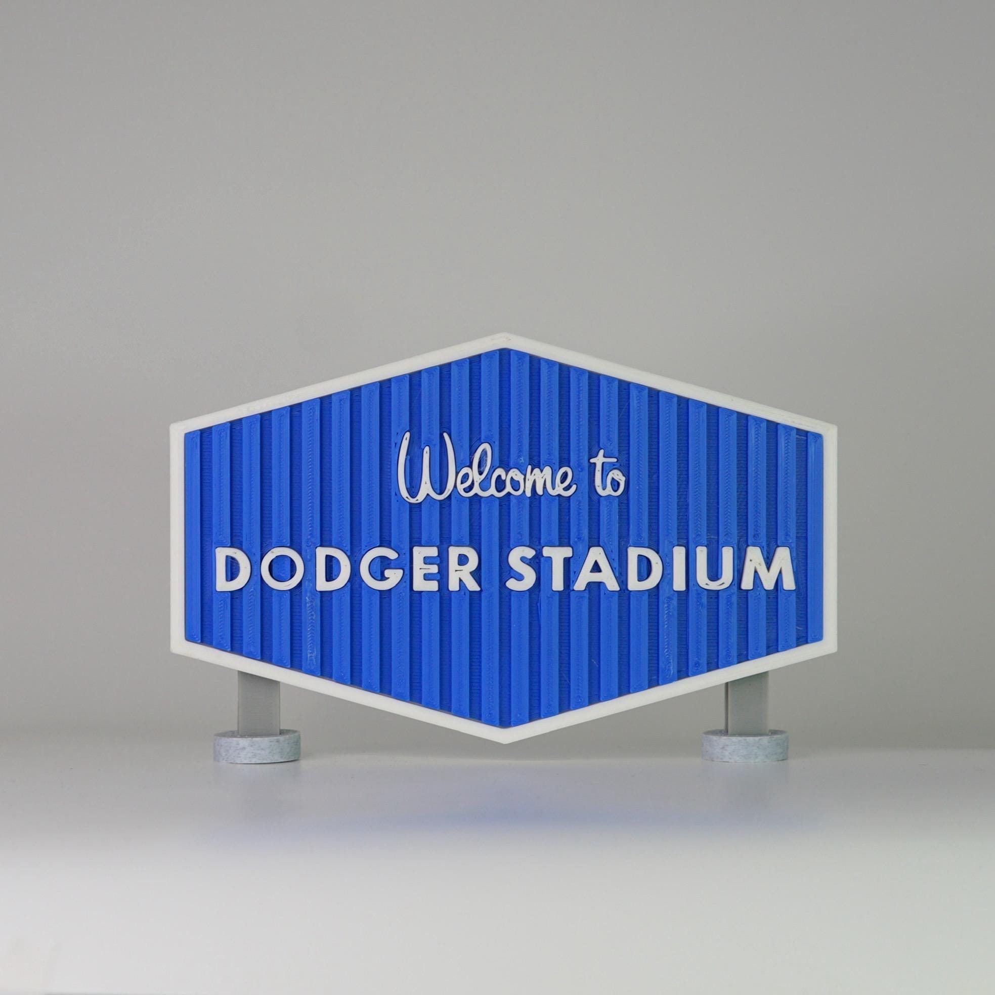 Welcome to Dodger Stadium Sign 3D Printed Model - Etsy