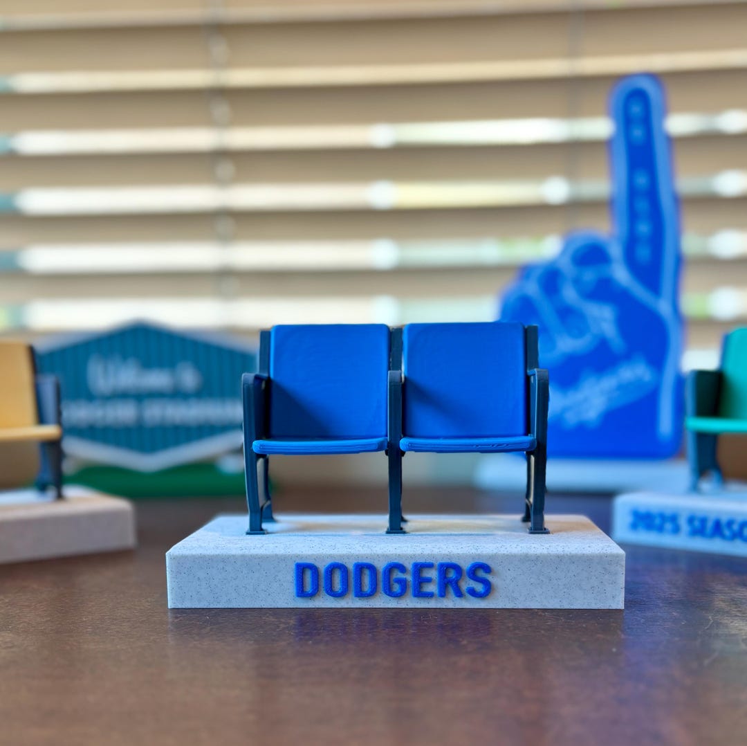 Dodger Stadium Seats 3D Printed Model - Etsy
