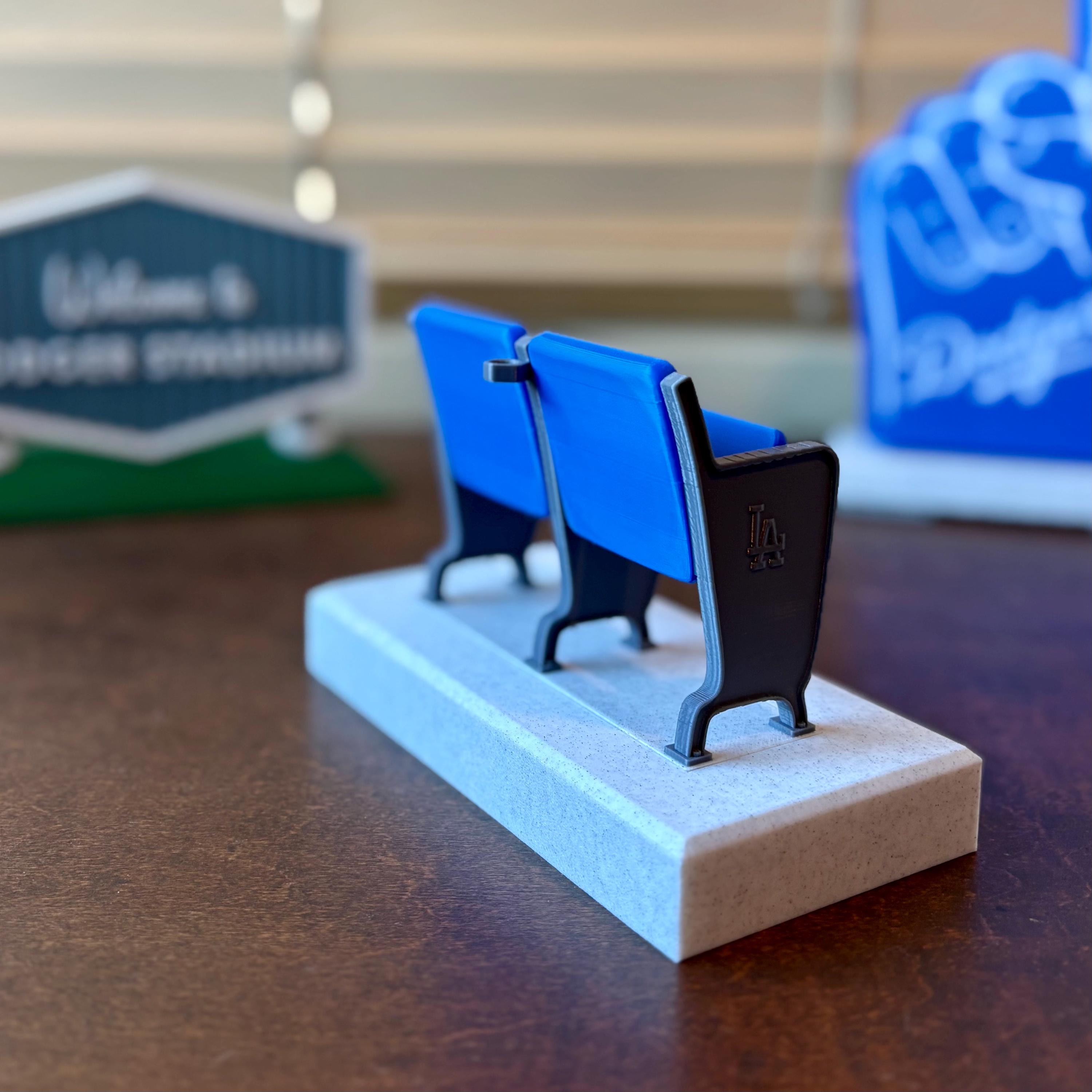 Dodger Stadium Seats 3D Printed Model - Etsy