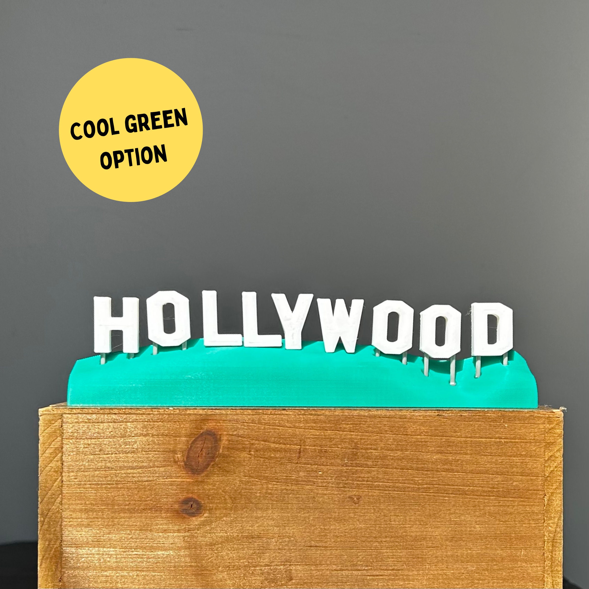 Hollywood Sign 3D Printed Model - Etsy