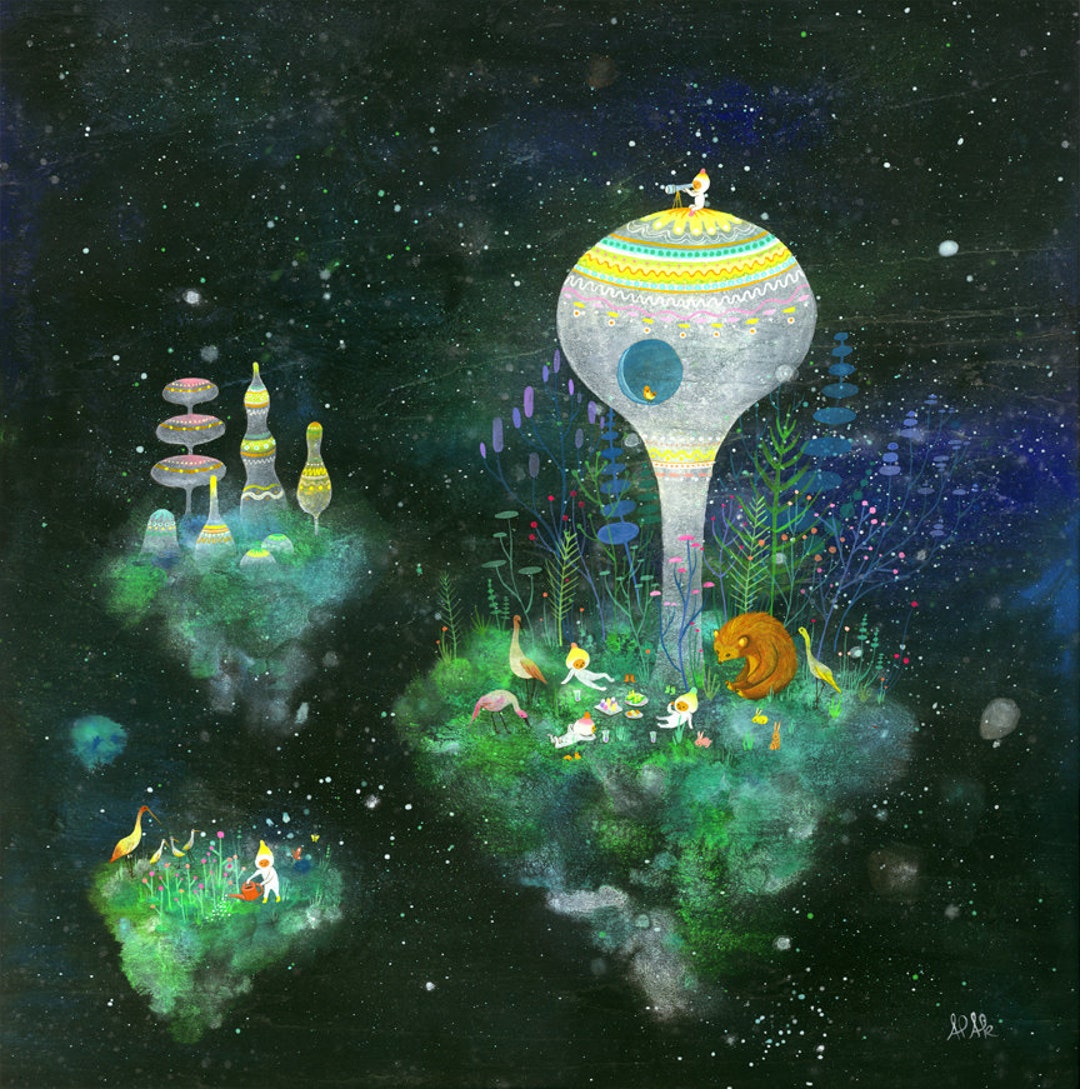 Island of Life Limited Edition Print - Etsy