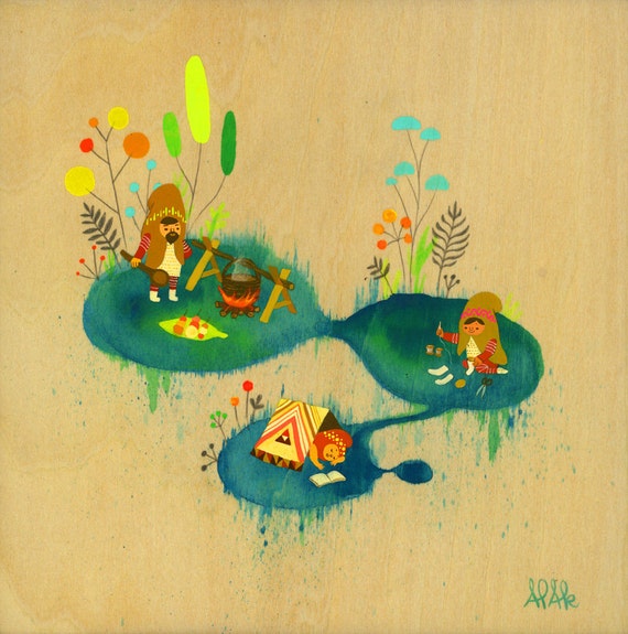 Family Triangle Print | Etsy