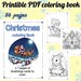 Coloring Book Printable Coloring Pages Christmas Coloring Book Kids ...