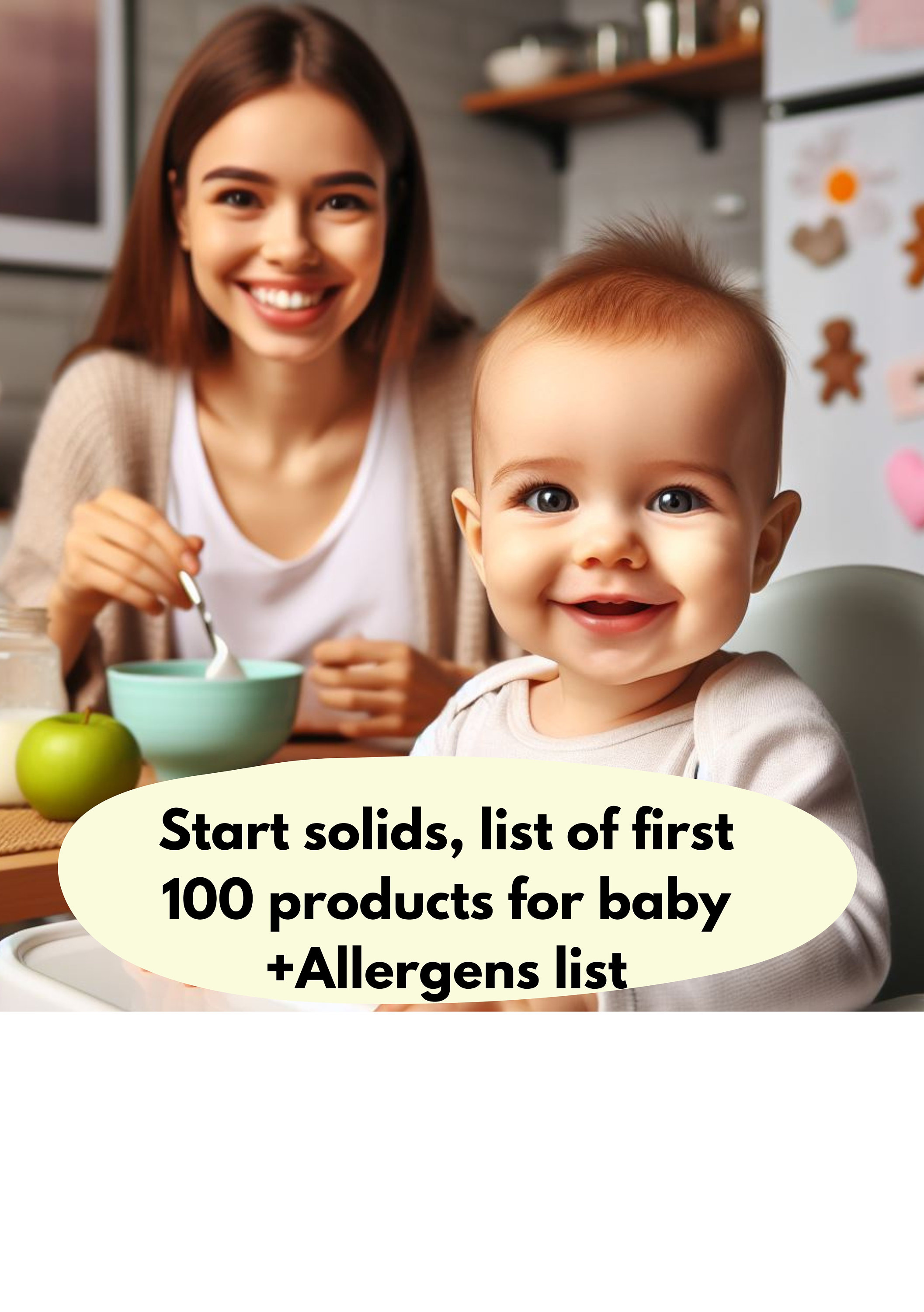 First 100 Food Printable Milestones Infant Weaning Planner Baby Food ...