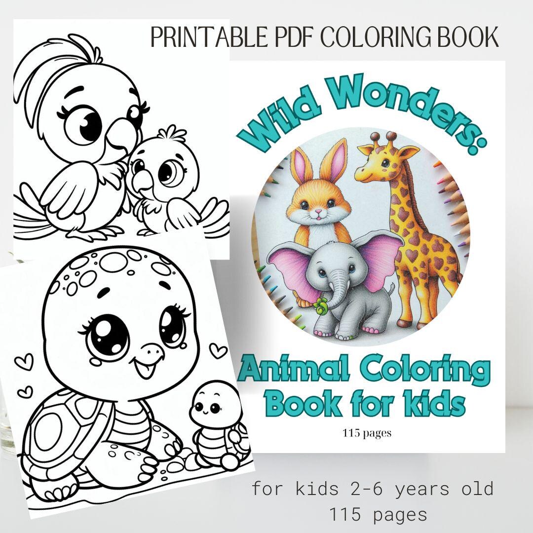 Coloring Book Kids Printable Coloring Pages for Kids Animal Coloring ...