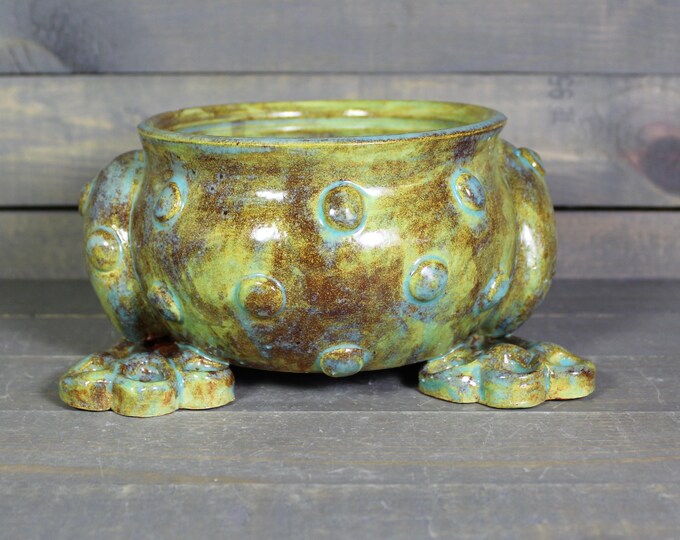 Ceramic Frog Planter - Frog Leg Planter Pot - Frog Succulent Plant Pot ...