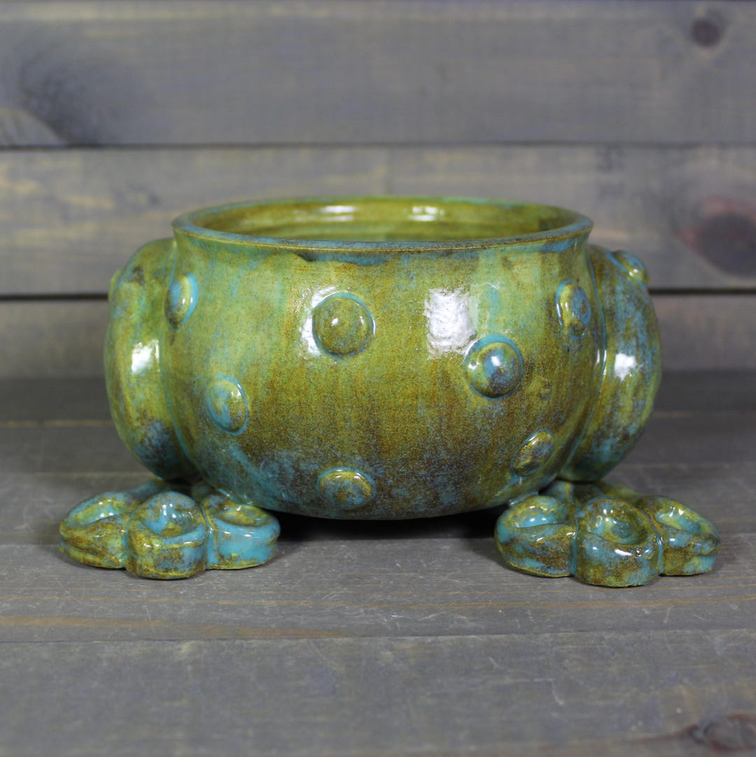 Ceramic Frog Planter - Frog Leg Planter Pot - Frog Succulent Plant Pot ...