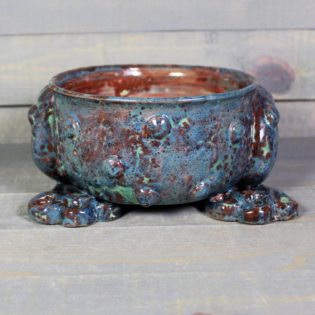 Ceramic Frog Planter Frog Leg Planter Pot Frog Succulent Plant Pot ...