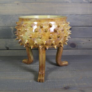 Ceramic Spiked Cactus Planter - Succulent Pot - Grouchy Planter Pot ...