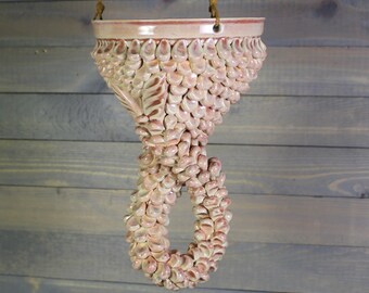 Ceramic Hanging Planter - Fish Hanging Planter With Scales - Succulent ...