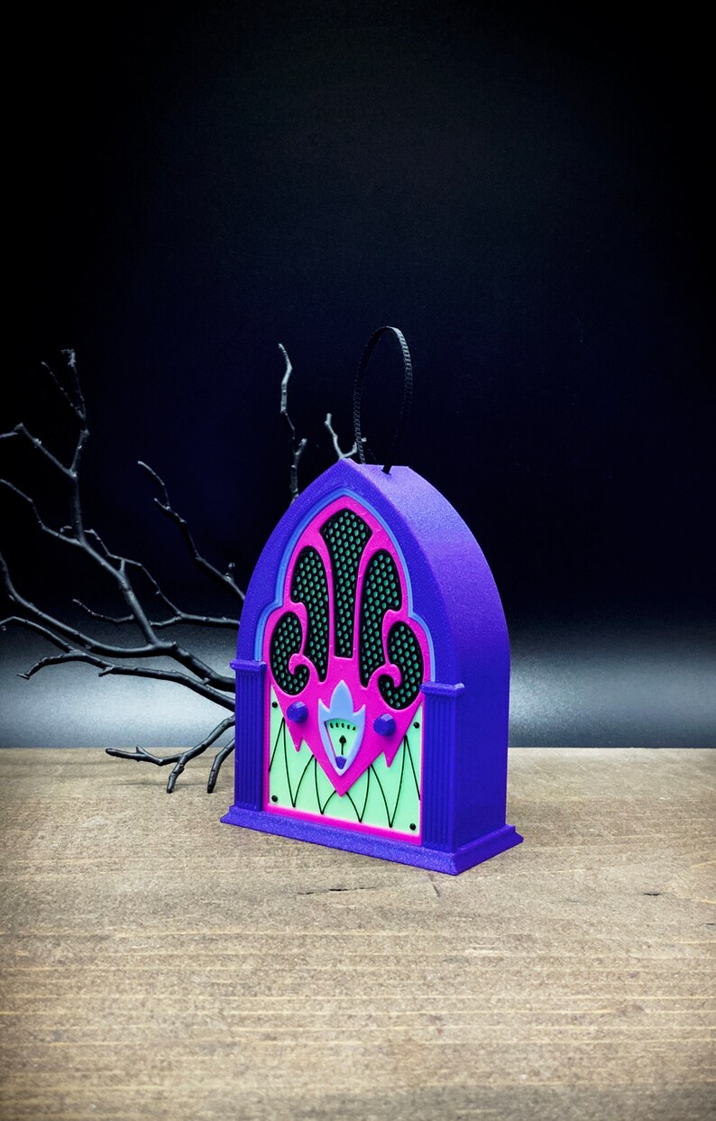 Mini Alastor Cathedral Radio Style Box Neon - Etsy