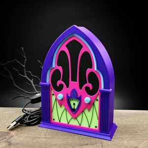 Alastor Neon Cathedral Radio Lightbox Lamp - Etsy
