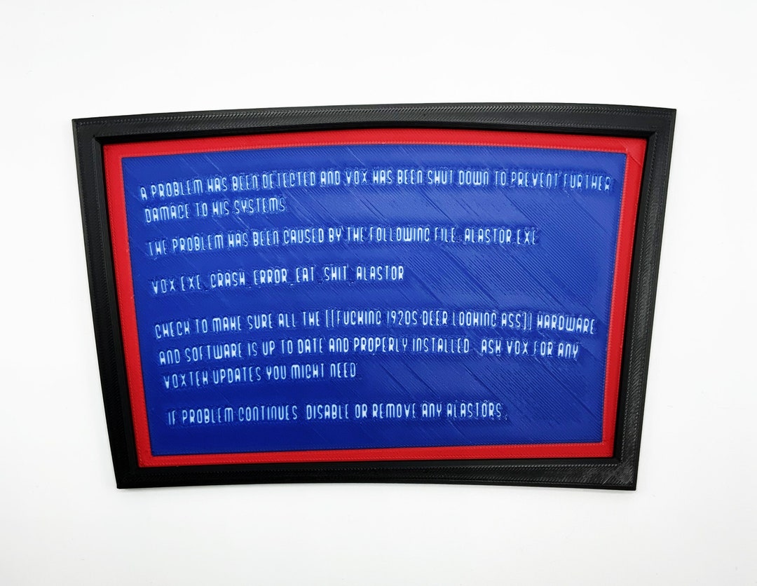 Vox Blue Screen of Death Special Edition Faceplate for Vox Lightbox - Etsy