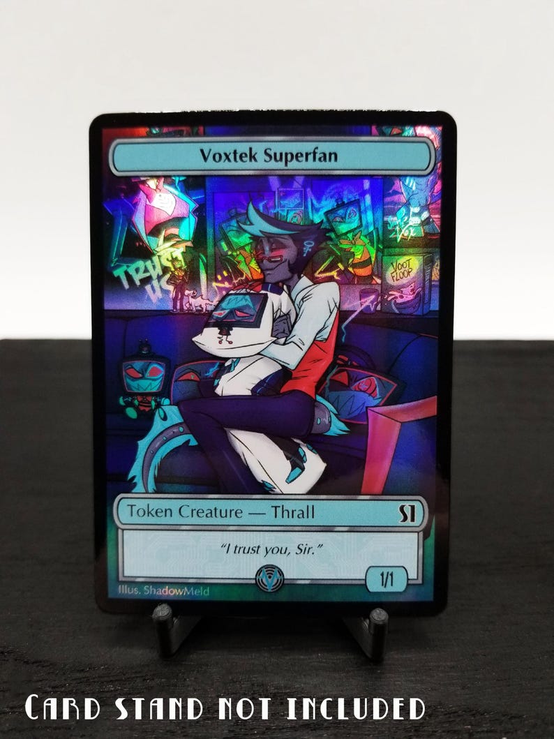 Hazbin Hotel "voxtek Superfan" Ethan Fancard TCG Style - Etsy
