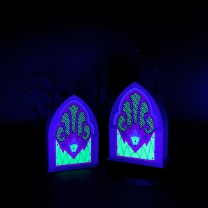 Mini Alastor Cathedral Radio Style Box Neon - Etsy