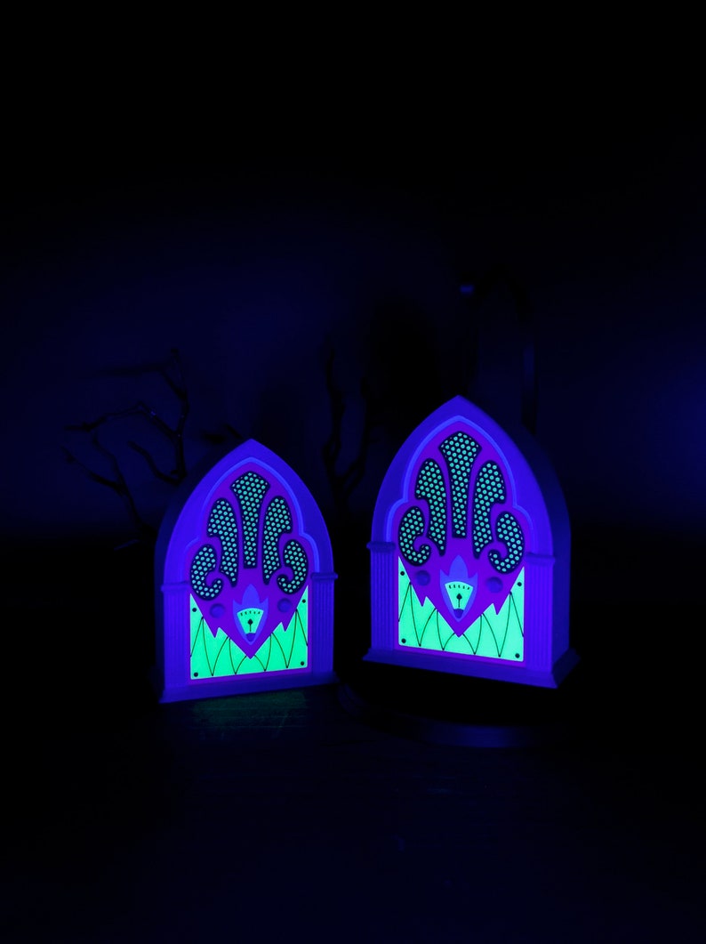 Mini Alastor Cathedral Radio Style Box Neon - Etsy