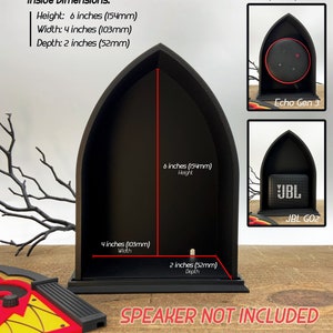 Alastor Cathedral Radio Style Box for Speaker Red and Black - Etsy