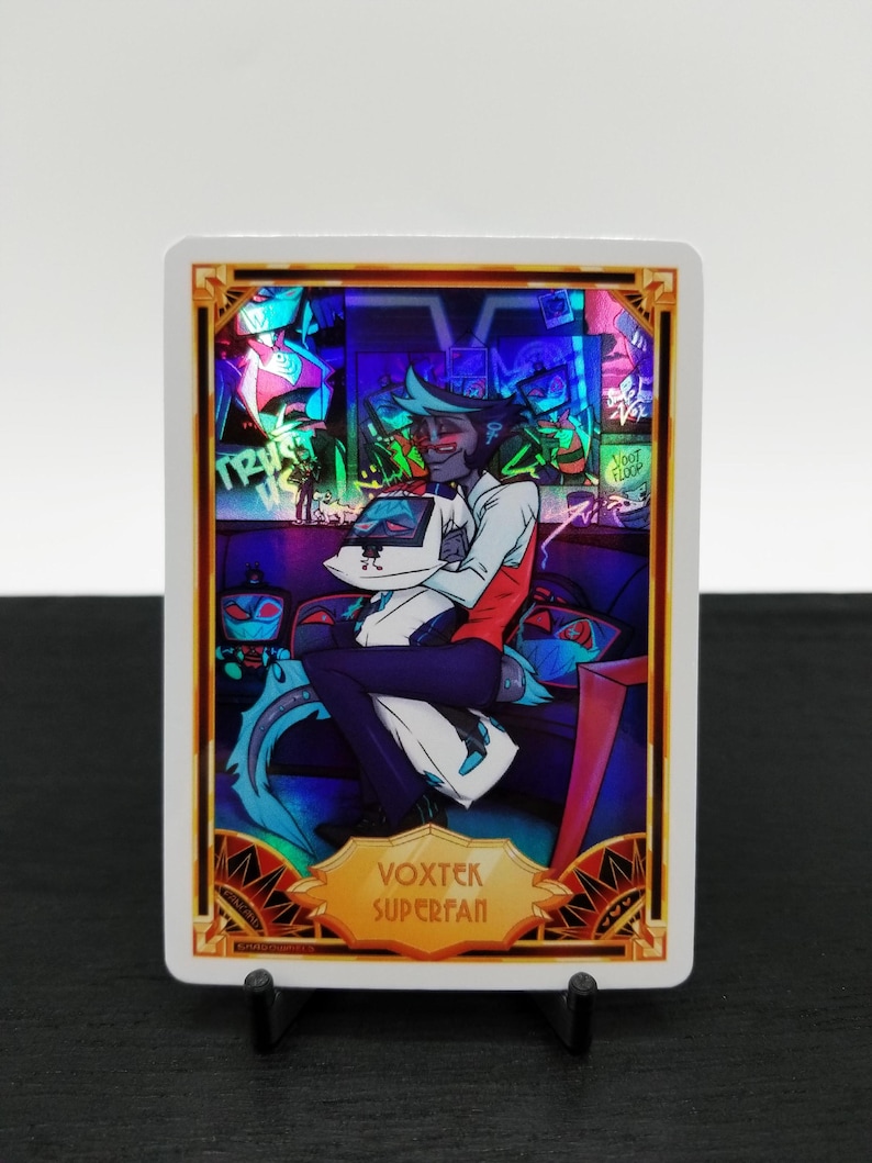 Hazbin Hotel "voxtek Superfan" Ethan Fancard - Etsy