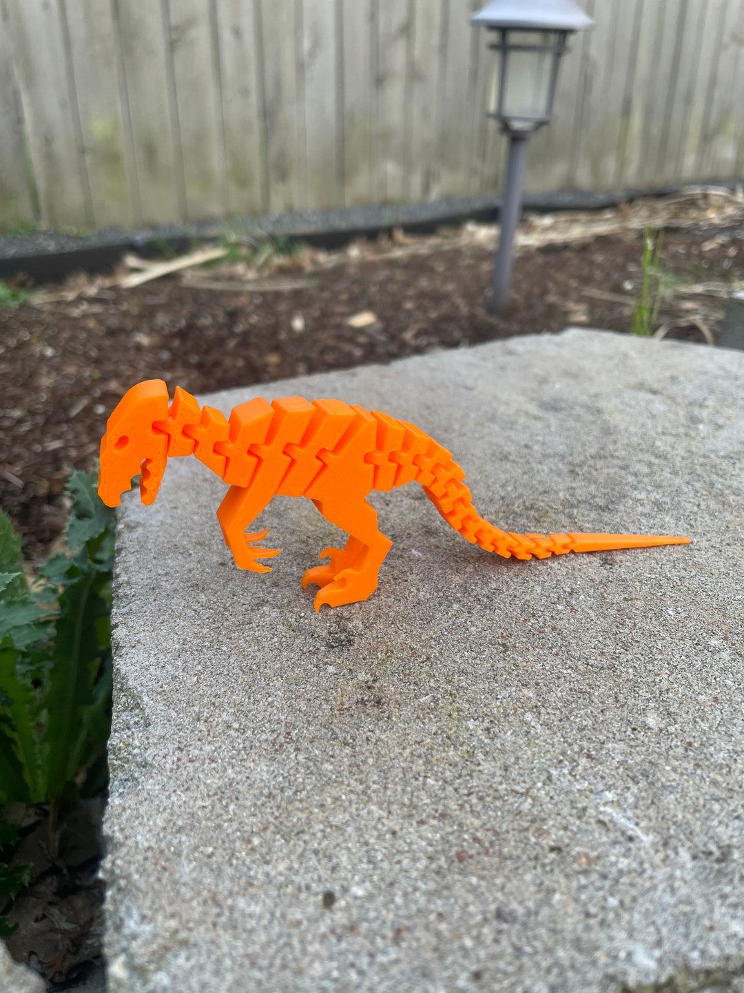 Articulated Velociraptor 3D Printed - Etsy