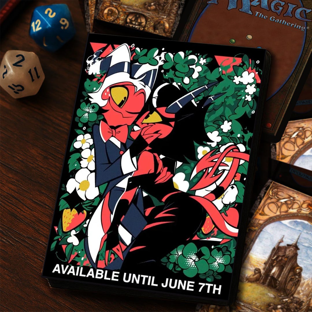 Hazbin Hotel MTG Card Sleeves | Anime Style, Matte Finish - Etsy