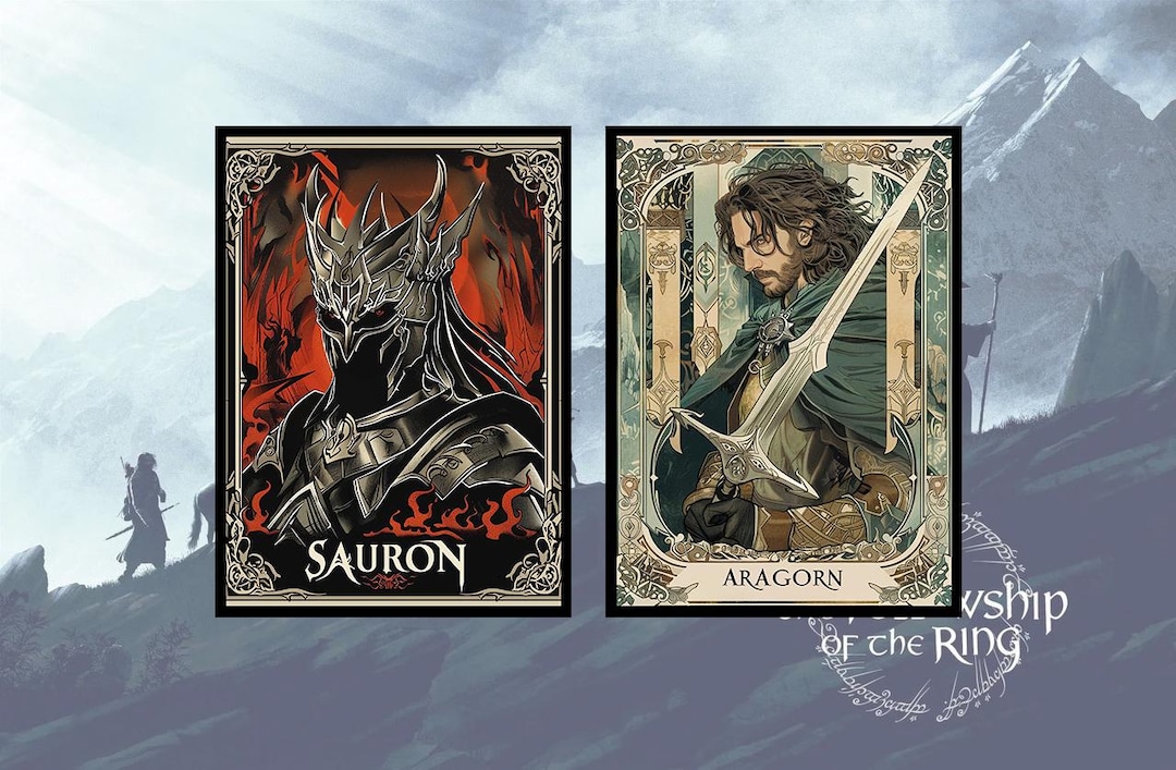 LOTR MTG Card Sleeves Magic Card Sleeves TCG Accessory Gifts High ...