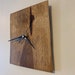 Live Edge Hickory Clock - Etsy