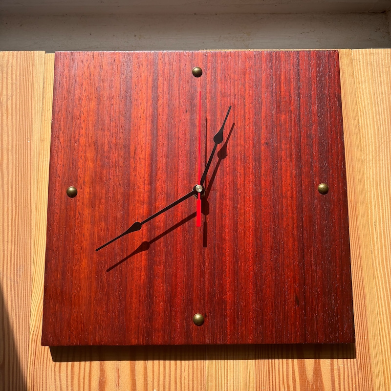 Exotic Wood Clock - Etsy