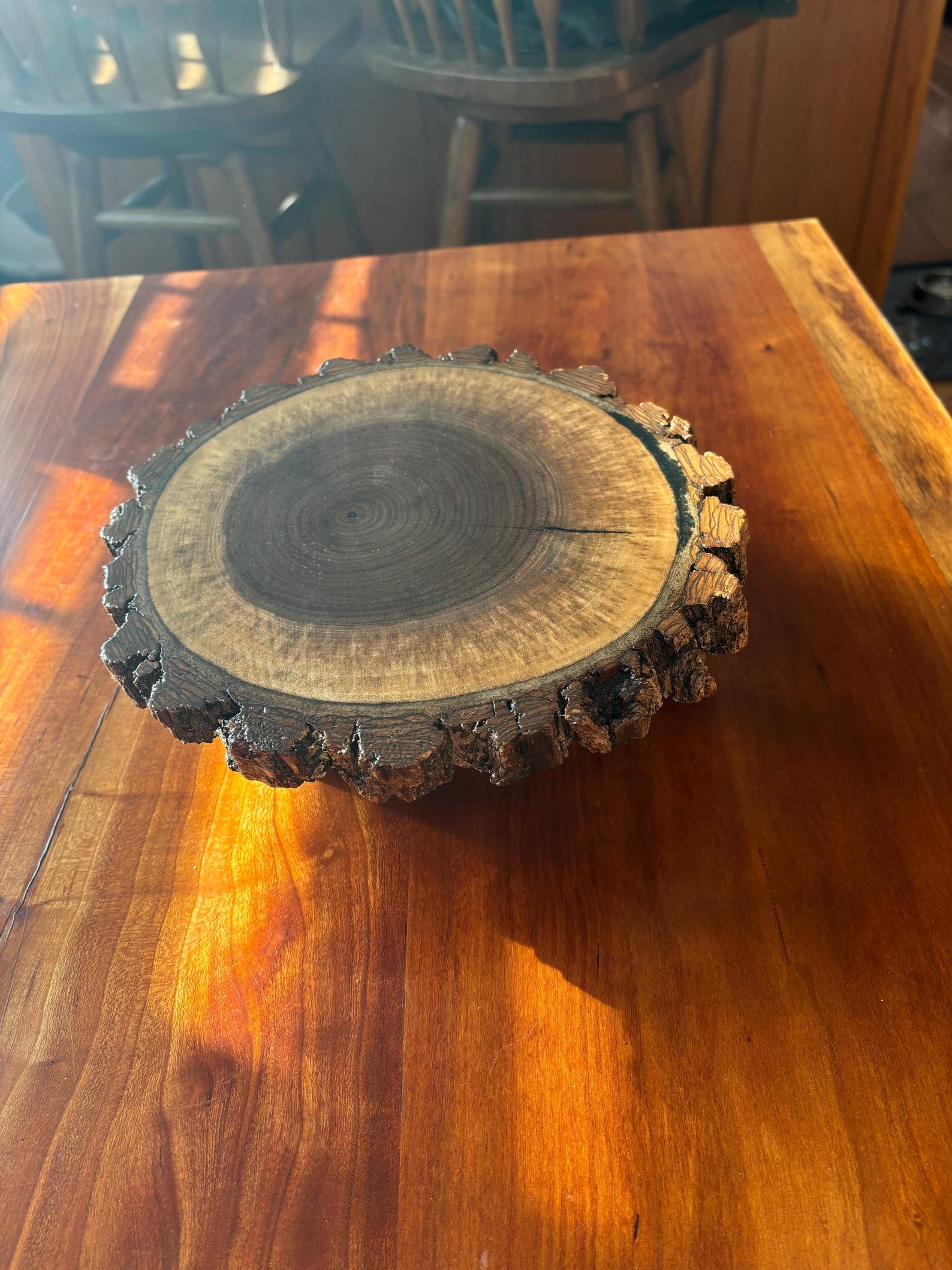 Live Edge Walnut Wood Centerpiece - Etsy