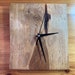Live Edge Hickory Clock - Etsy