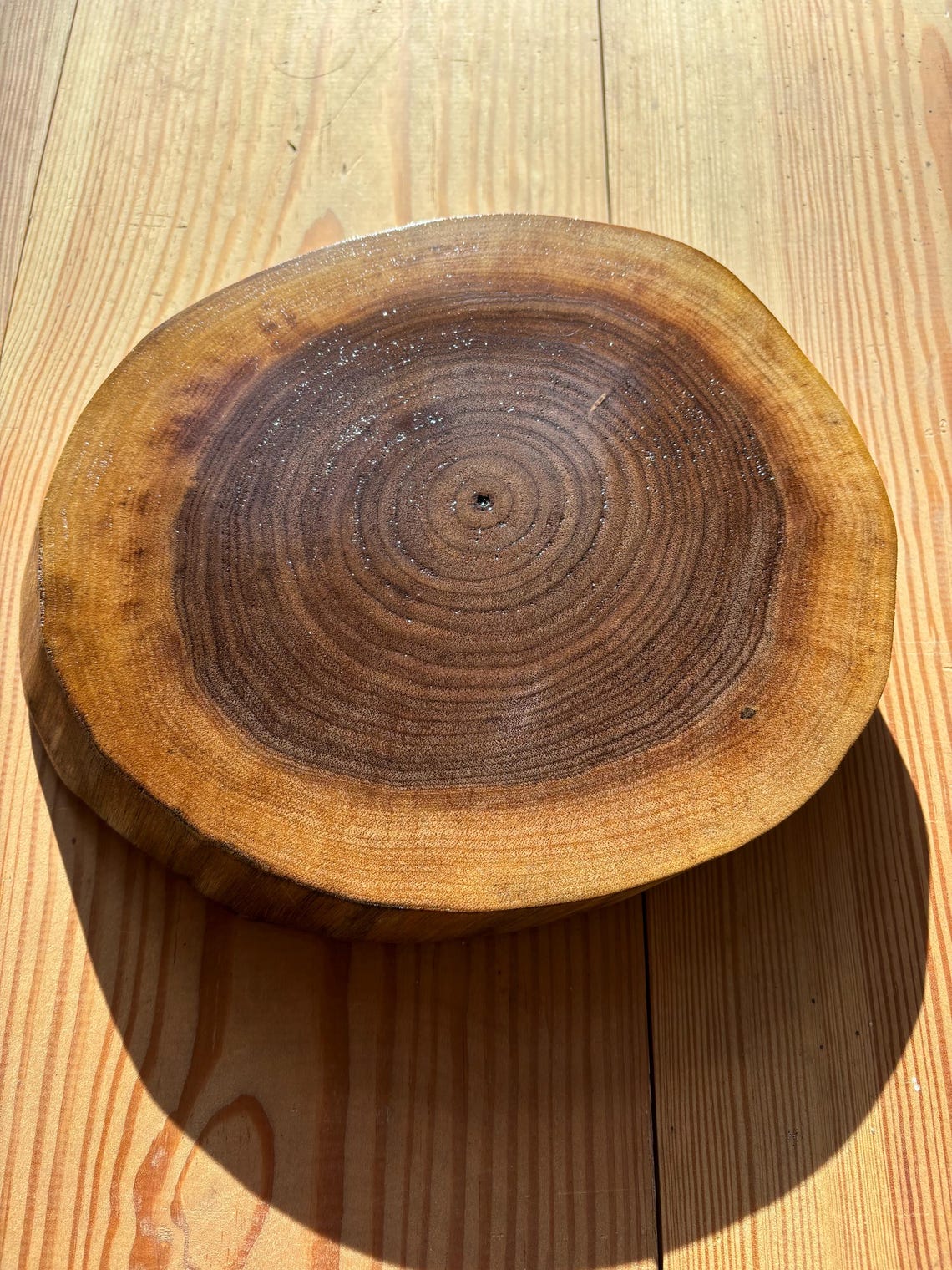 Live Edge Walnut Wood Centerpiece - Etsy