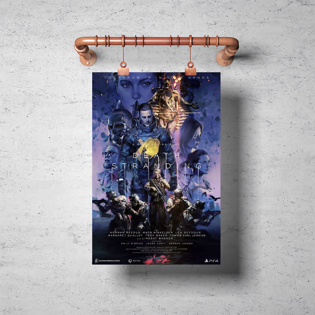 Death Stranding Poster, Unframed Room Decoration, Home Decor, Vintage ...