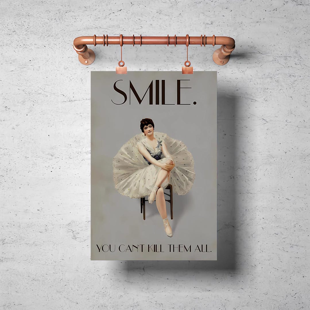 Cuadro Keep Smiling Movie Poster, Unframed Room Decoration, Home Decor ...