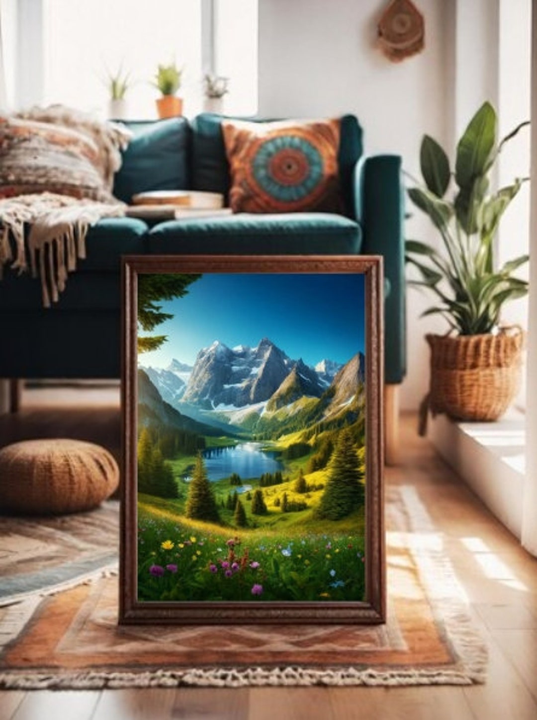Mountain Scenery Digital Prints, Instant Download, Wall Art, Home Decor ...