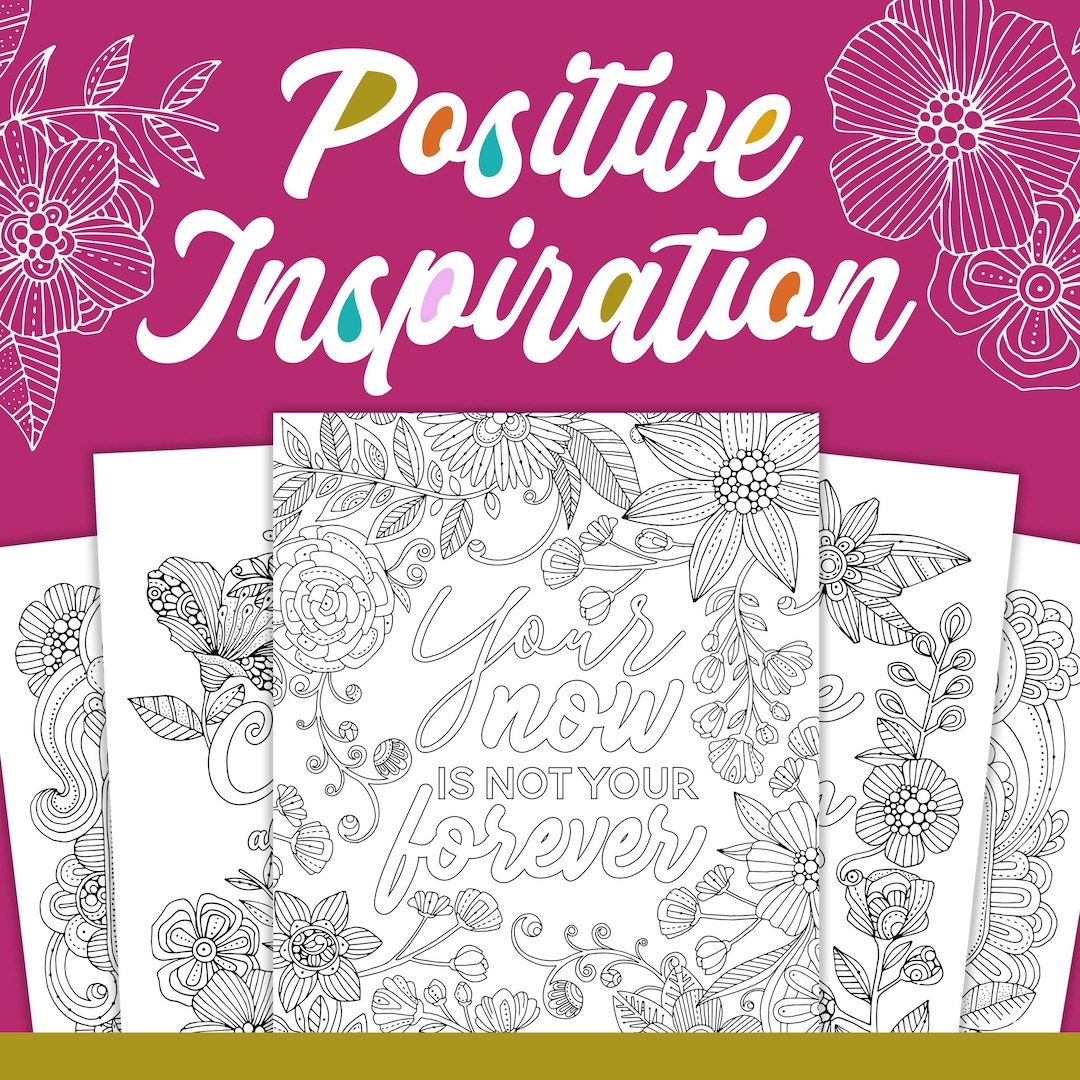 Inspirational Coloring Pages | Printable Motivational Quotes for ...