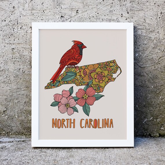 North Carolina State Bird Outline A Bird's Eye View Of North Carolina: