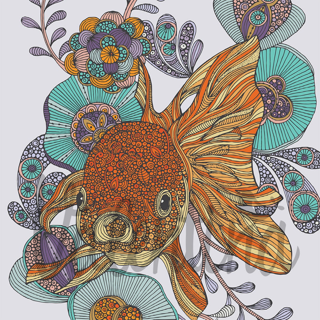 Little Fish - Home Decor - Animal Art - Playroom Decor-decor - Room ...