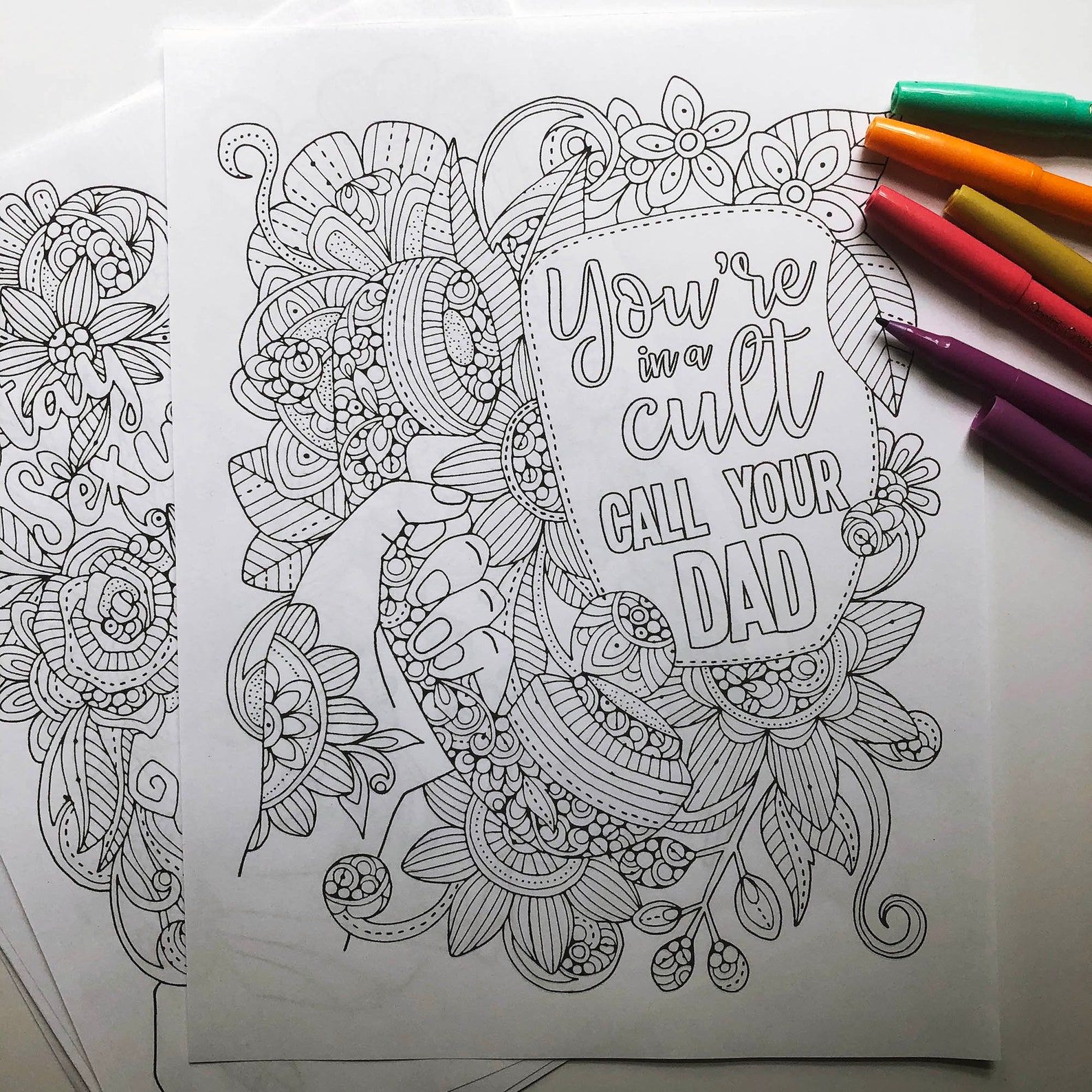 My Favorite Murder, INSTANT DOWNLOAD Coloring Pages, Murderinos, SSDGM ...