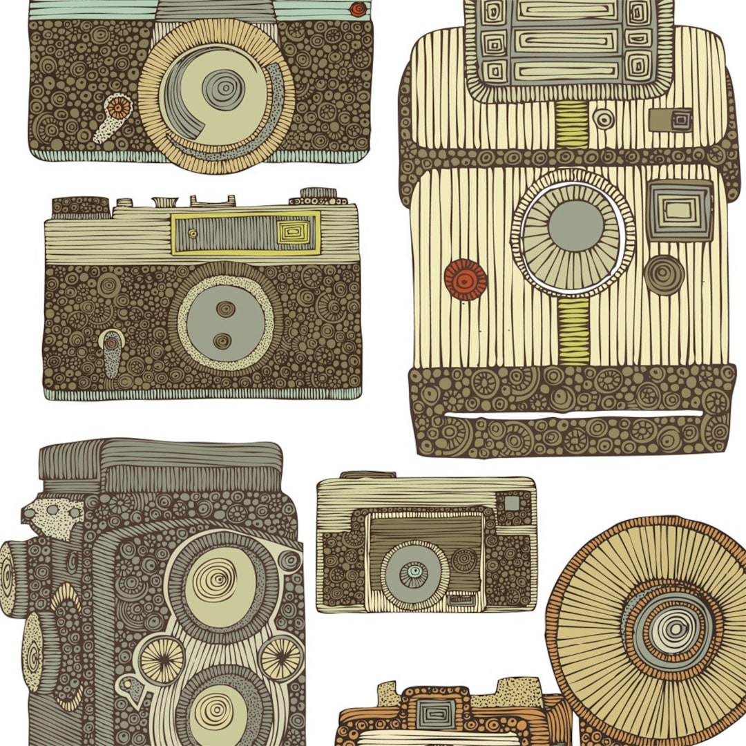 Take Some Pictures Print - Art Print - Room Decor - Doodle Art - Print ...