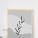 Wavy Leaf Abstract Digital Print, Wall Decor - Etsy