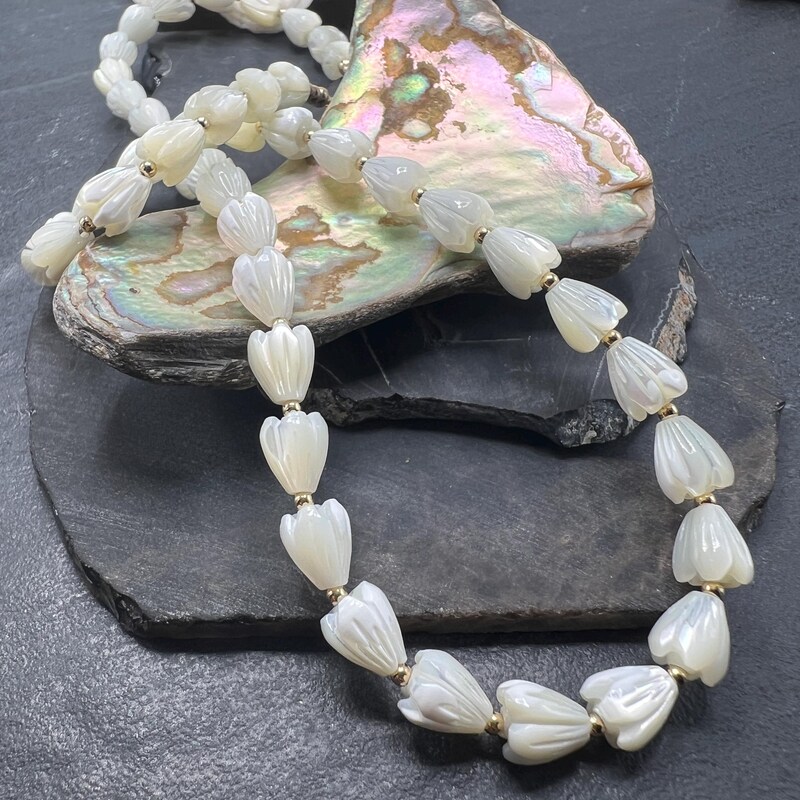 Carved Pikake Beads - Etsy