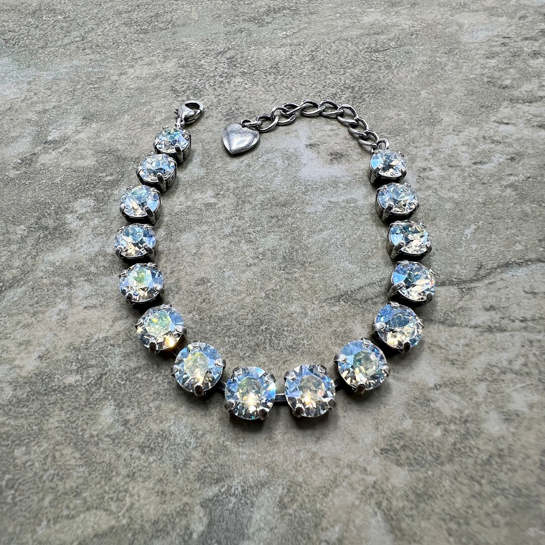Moonlight Crystal Bracelet - Swarovski Crystal Sparkle and Antique ...